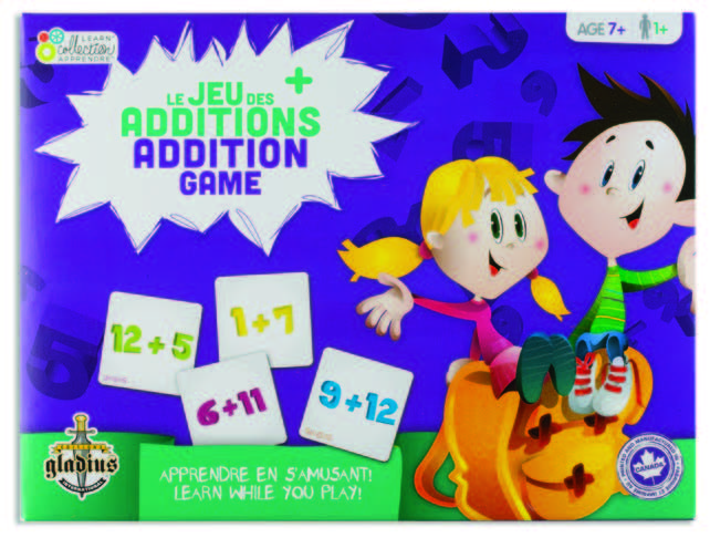 Illustration de la couverture du jeu Le jeu des additions : Collection ...