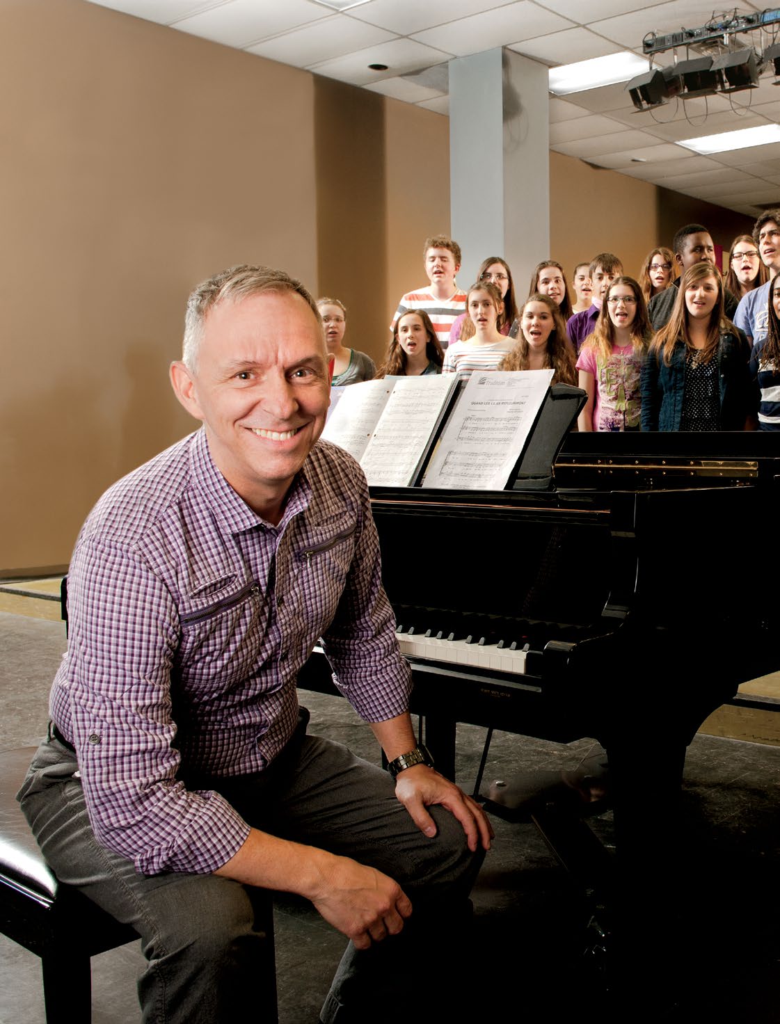 Photo de Robert Filion, enseignant agréé de l’Ontario, et musicien. Il ...